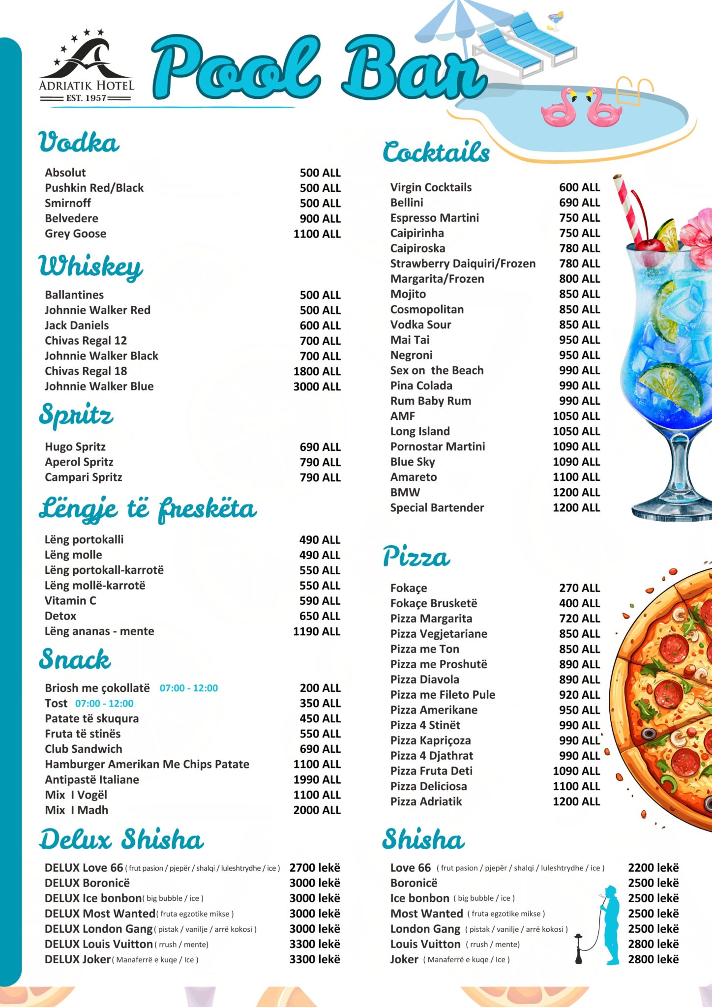 Pool Bar – Adriatik Hotel